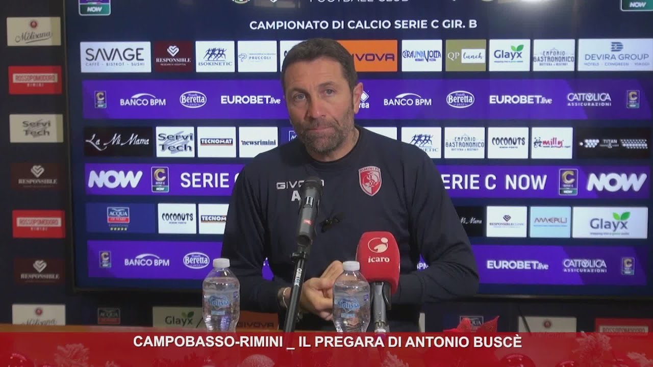 Campobasso-Rimini, la vigilia di Antonio Buscè - YouTube Campobasso-Rimini, la vigilia di Antonio Buscè - YouTube