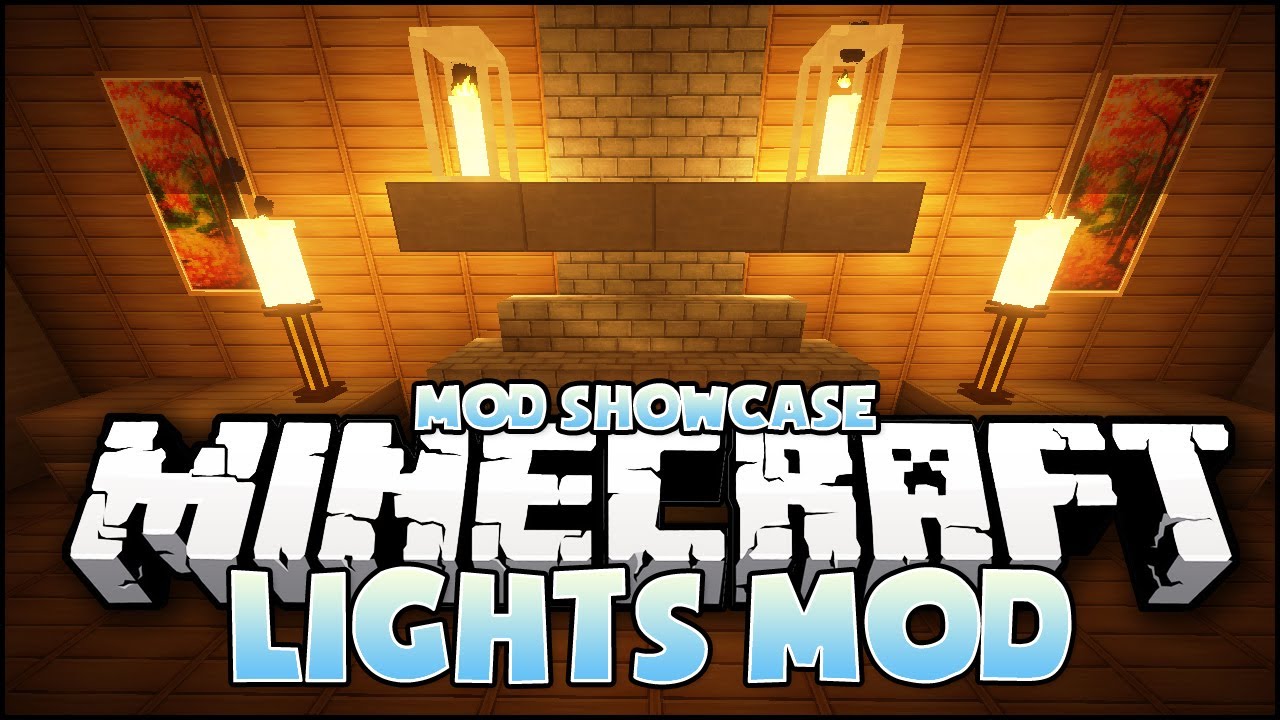 Minecraft Mod - Lights Mod - YouTube
