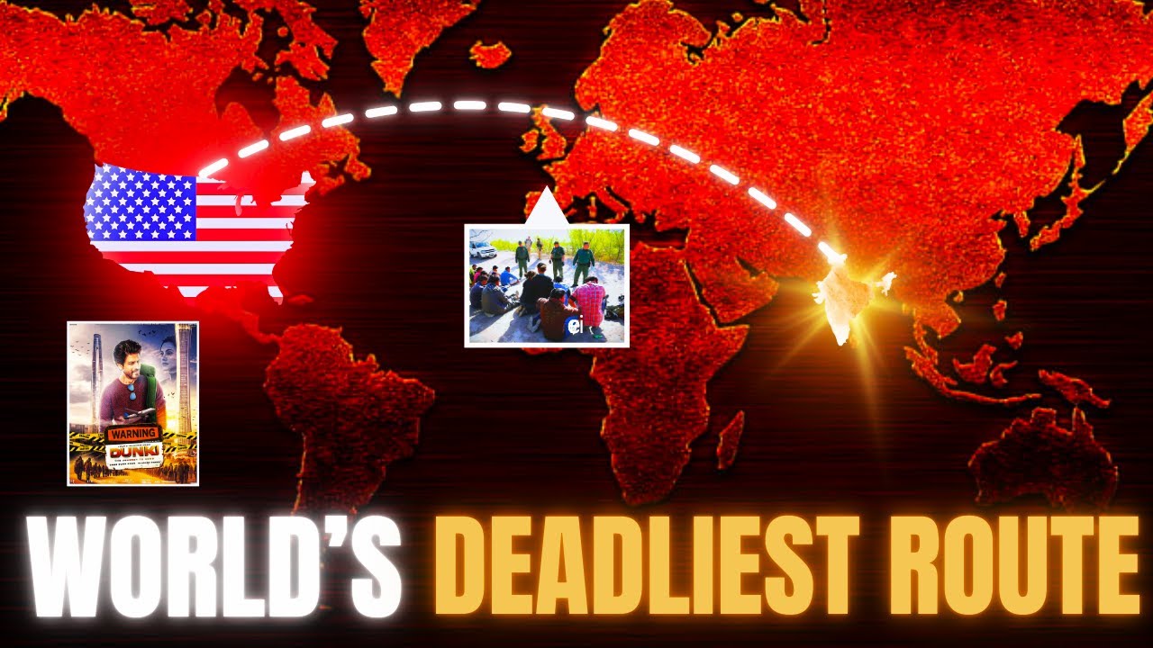 "Dunki Exposed: How Indians Secretly Cross the US-Mexico Border | The ...