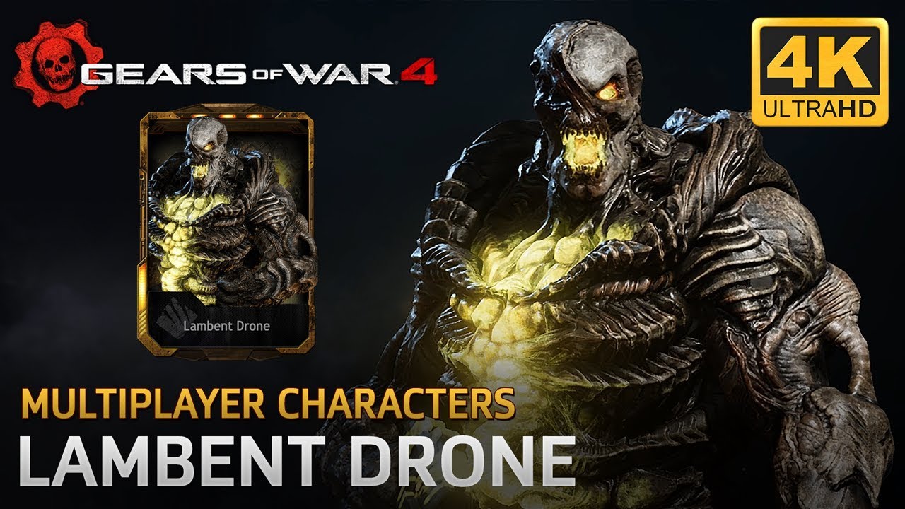 Gears of War 4 - Multiplayer Characters: Lambent Drone - YouTube