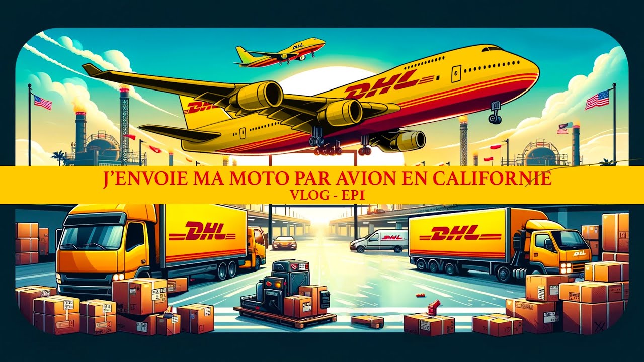 J'envoie ma moto par avion en Californie grâce à DHL Express France ...