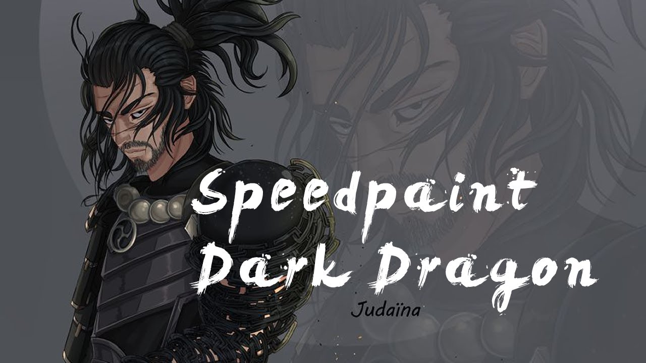 【Speedpaint】 Dark Samurai Dragon - YouTube
