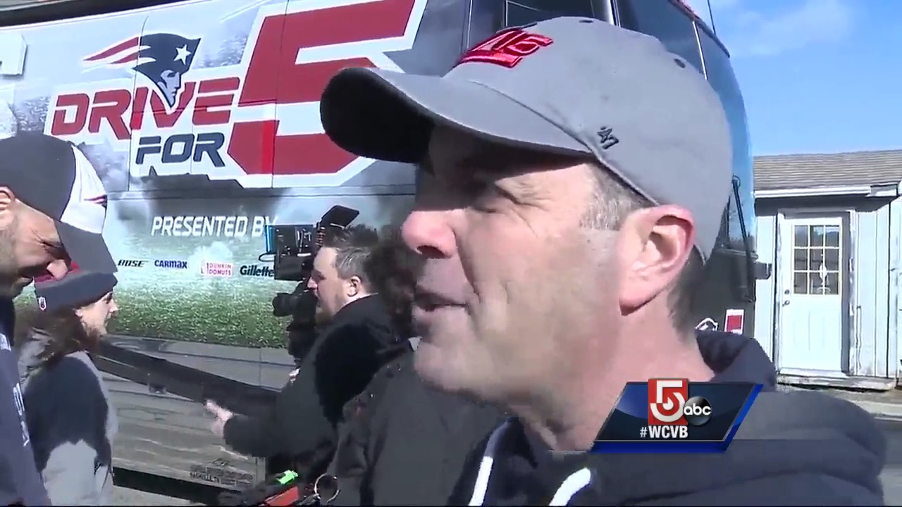 Drive for 5: Pats bus visiting fans in 16 states - YouTube
