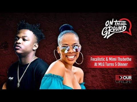 Focalistic & Mimi Thabethe At MLG Turns 5 Dinner - YouTube