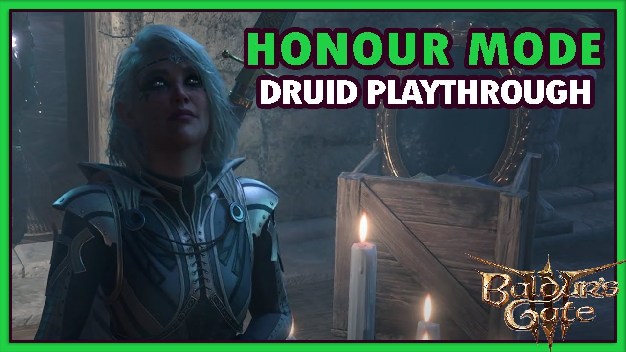 Baldurs Gate 3 Honour Mode Druid Playthrough Act 2 Part 2