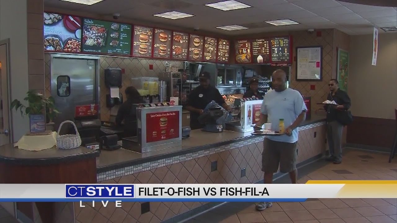 Today's Dish: Filet-O-Fish vs Fish-Fil-A - YouTube
