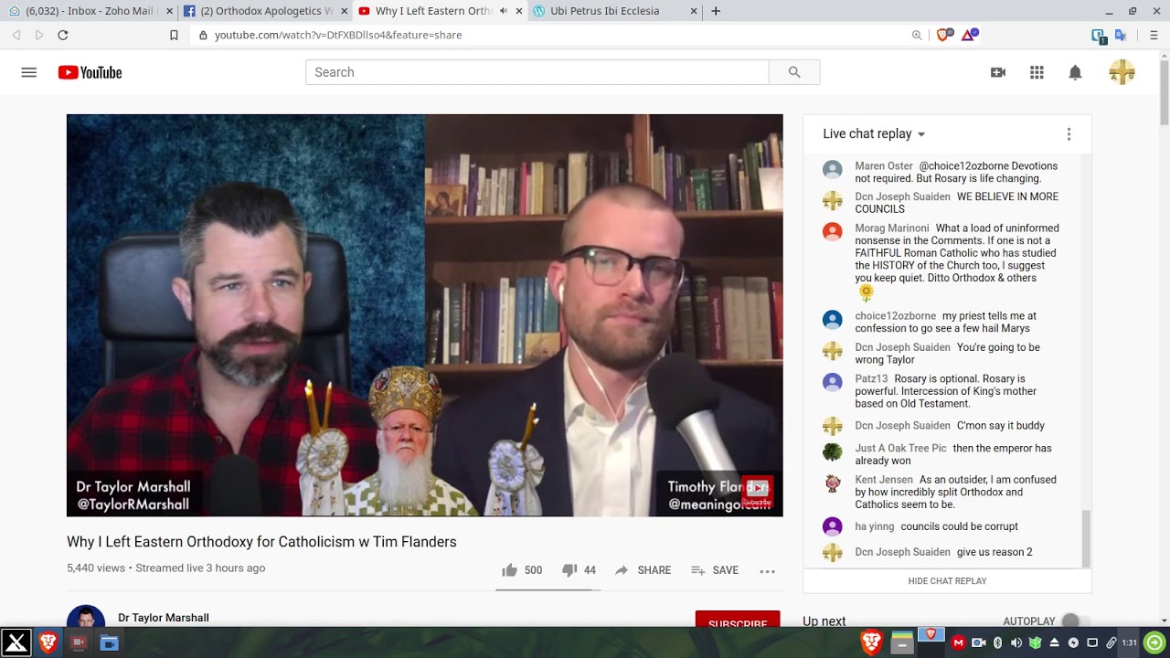 Taylor Marshall, Tim Flanders, and how Papal Apologetics is a Sham ...