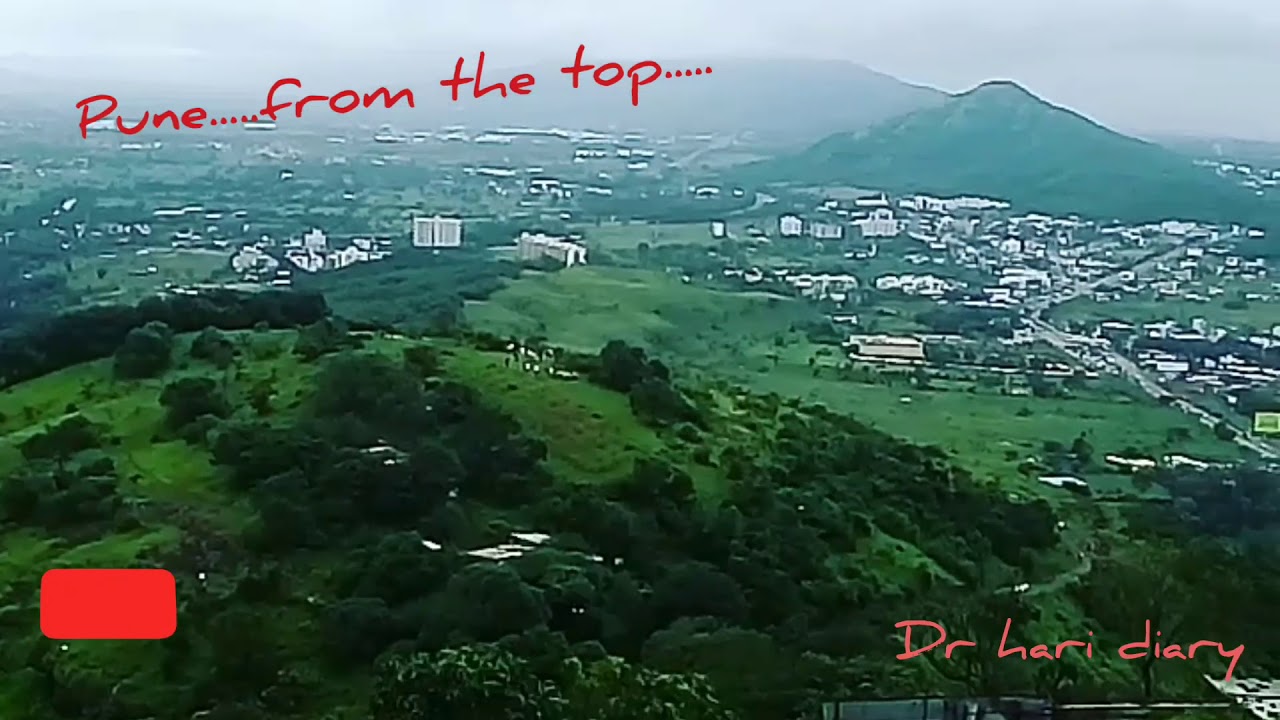 Pune from the top.... from Ghoradesshwar hill, murugan hill, pune - YouTube