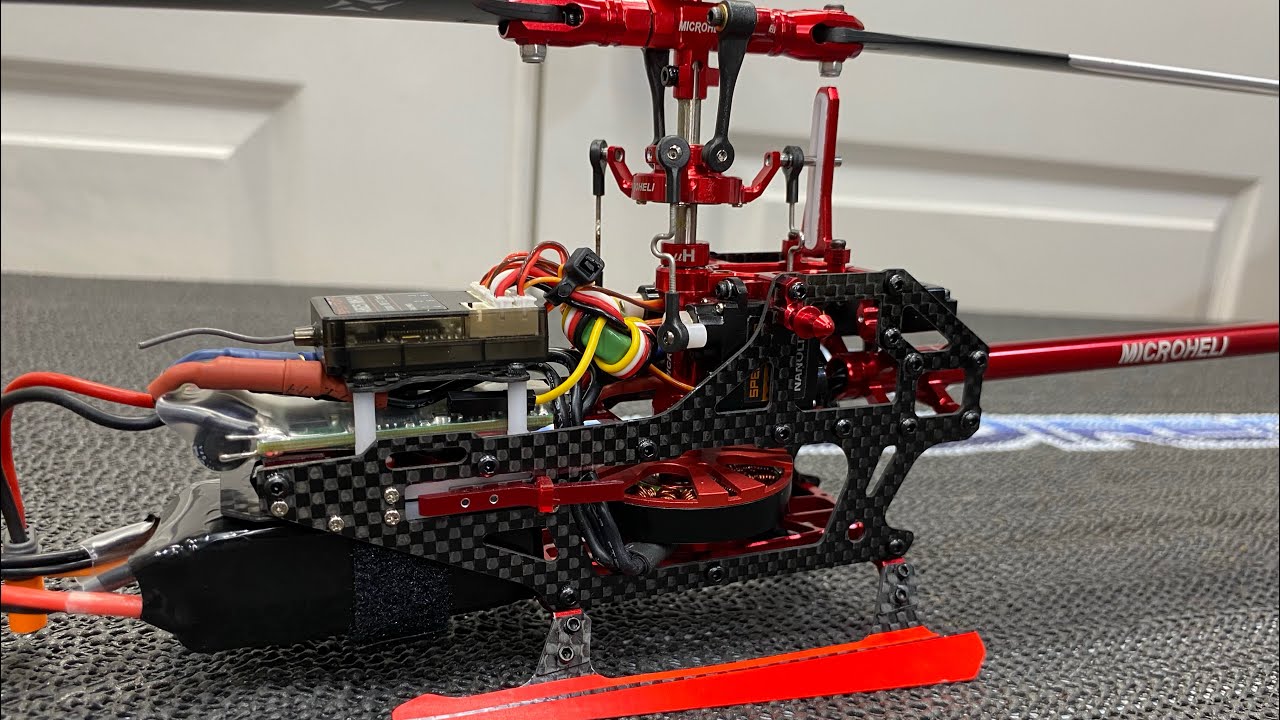 Blade Infusion 180 MicroHeli Main Frame Build - YouTube