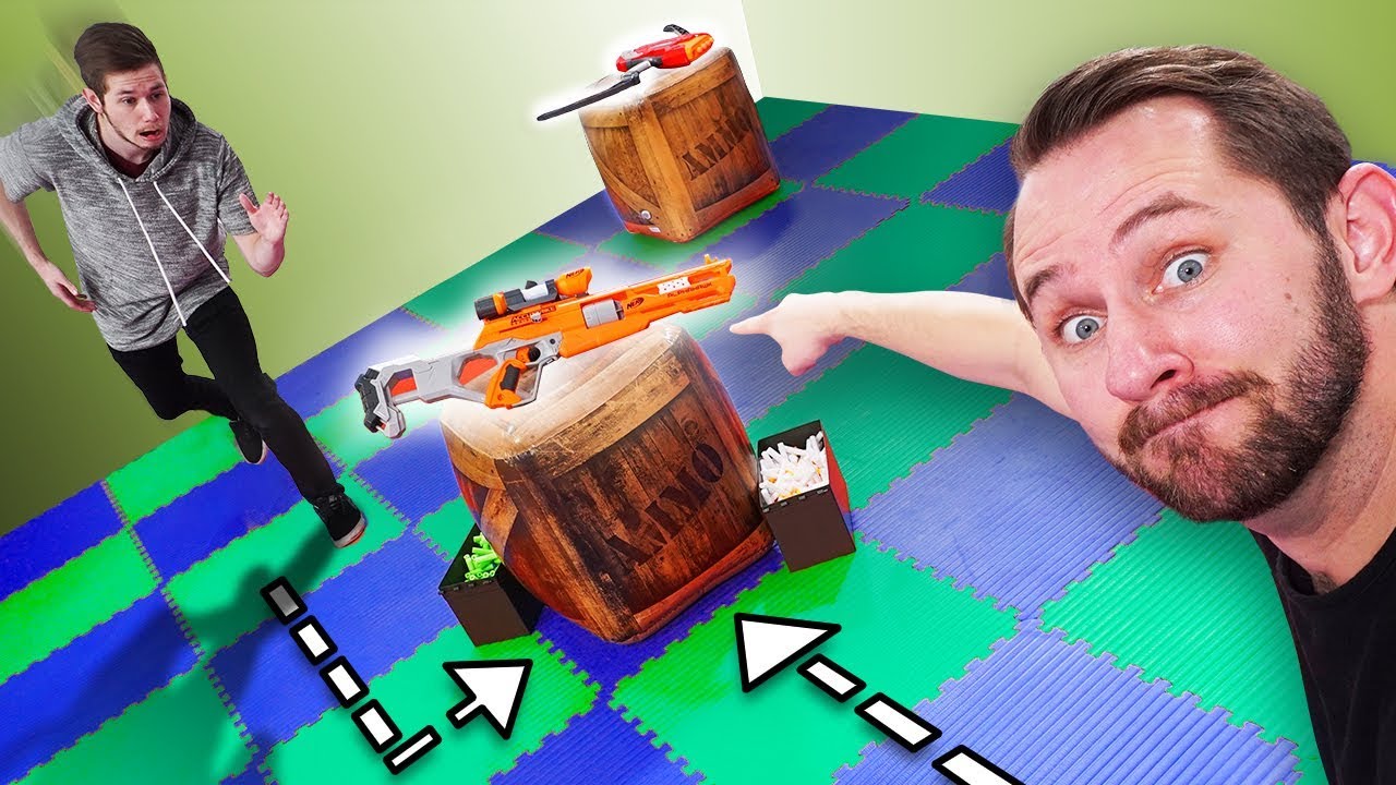 NERF Pick Your Path Challenge! - YouTube