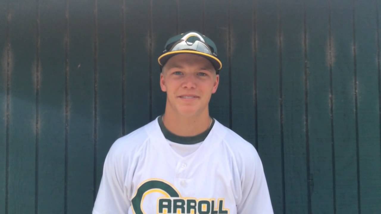 Carroll's Bryce Fischer, 2014 All-Metro Baseball Selection - YouTube