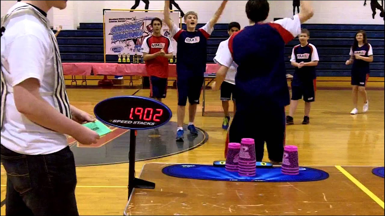 Individual 3-6-3 Sport Stacking World Record 1.902 (William Orrell ...