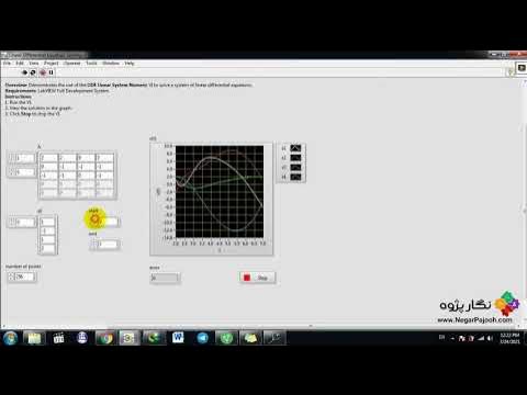 Linear Differential Equation Solving - LabVIEW - YouTube