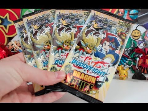 Opening 4 Future Card Buddyfight Dragon Chief Booster Packs - YouTube