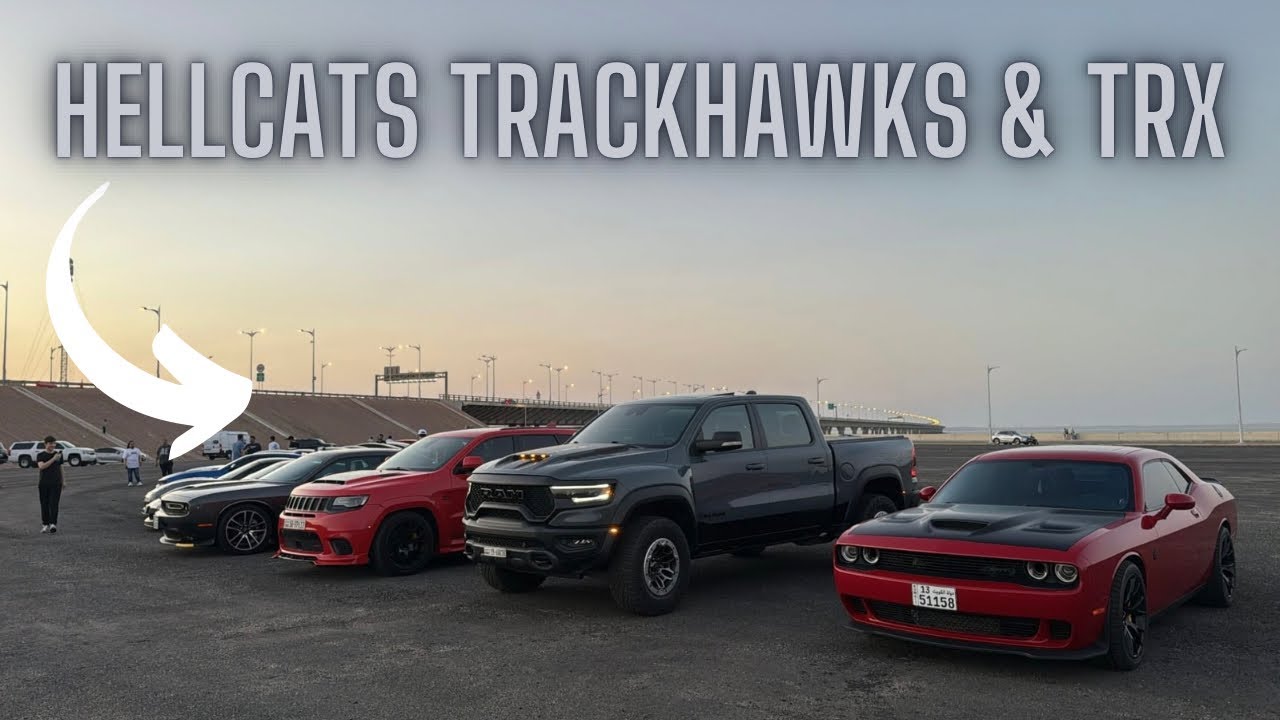 HELLCAT, TRX, TRACKHAWK & MORE AT CARS & COFFEE - YouTube