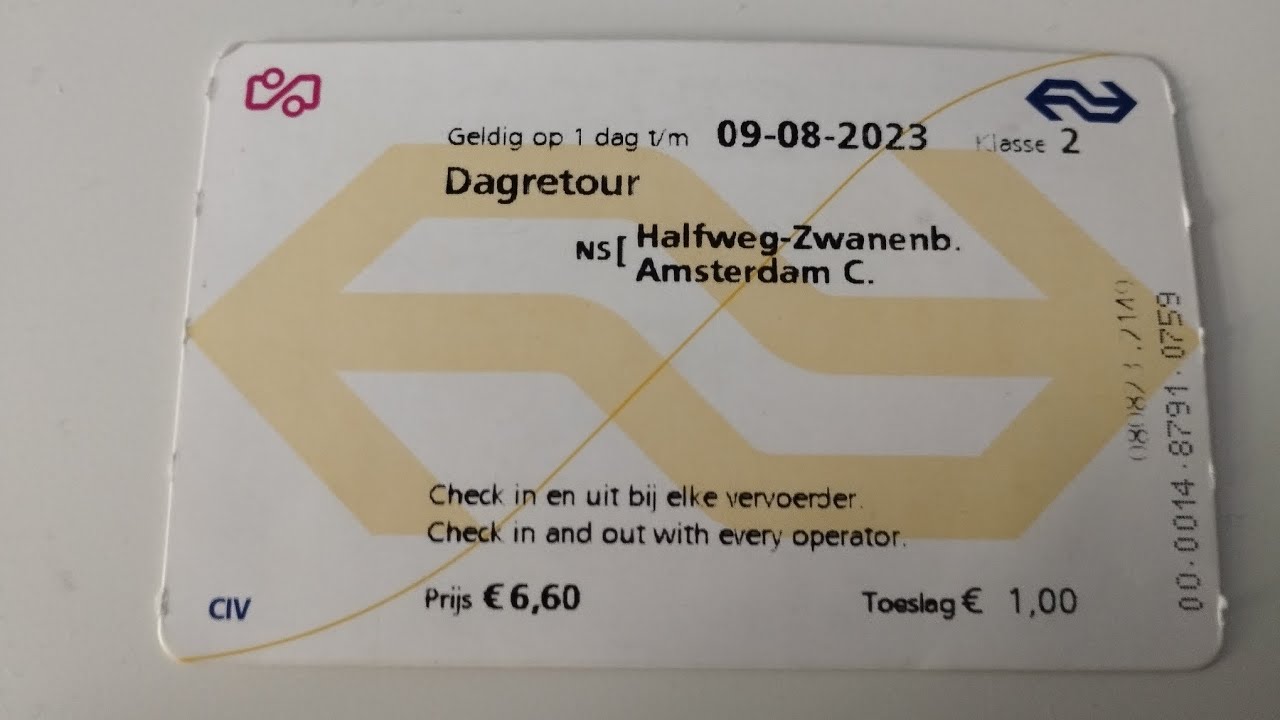 Train ride from Amsterdam Central to Halfweg-Zwanenb - YouTube