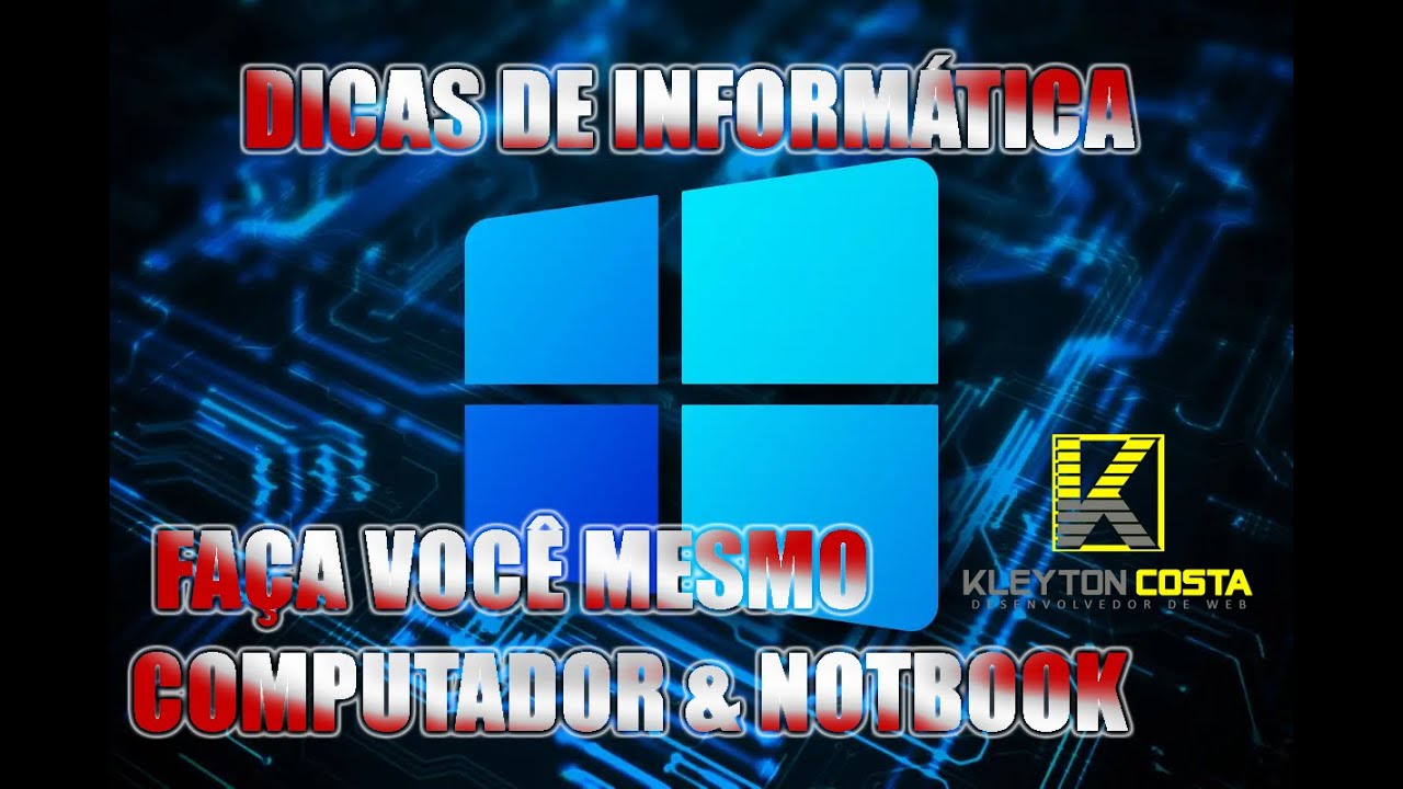 FORMATAÇÃO COMPLETA DO COMPUTADOR OU NOTBOOK - SUPER FACIL - VIDEO ...