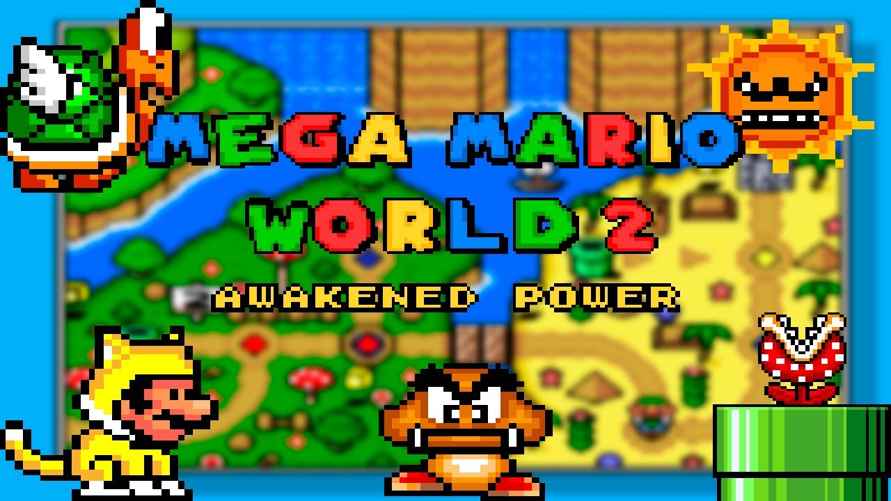 Mega Mario World 2:Awakened Power #02 World 2 (Desert Land) - YouTube