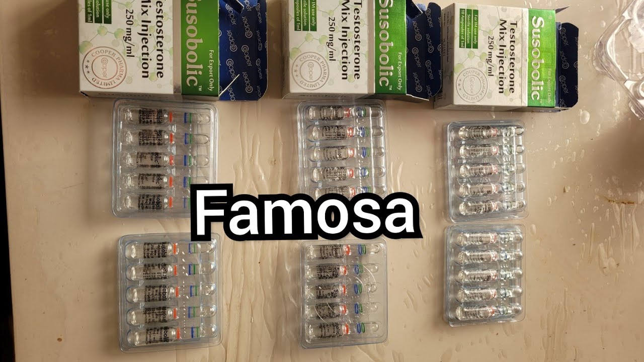 Cooper Pharma-SUSOBOLIC, testosterona Mix,DURATESTON,Teste químico de ...