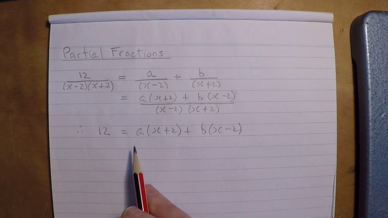Partial Fractions 1 - YouTube