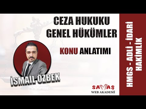 36- 2026 HMGS - HAKİMLİK - CEZA HUKUKU - KUSURLULUĞU KALDIRAN / AZALTAN HALLER 1 -  İSMAİL ÖZBEK