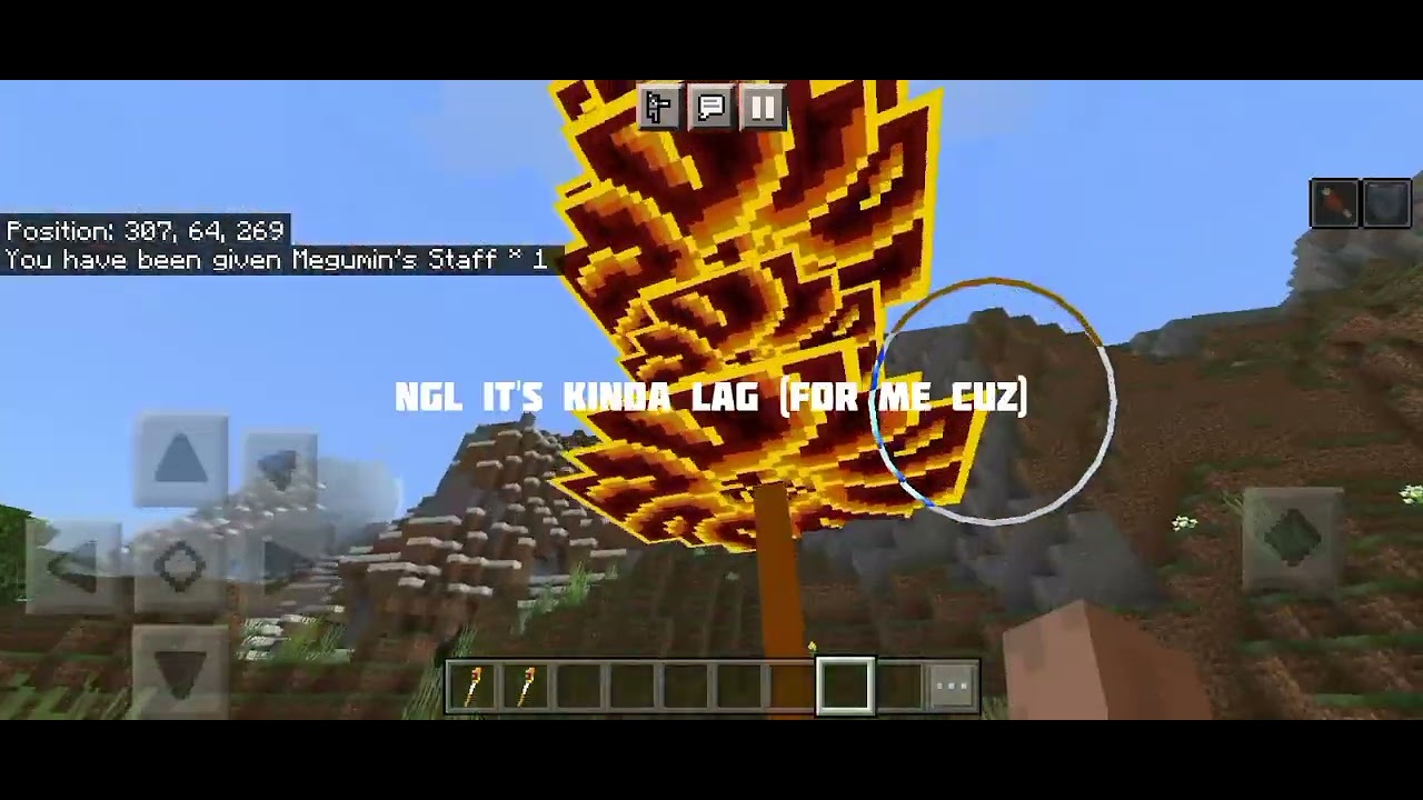 Megumi Explosion #minecraft #minecraftmods #minecraftpe #megumi #boom # ...