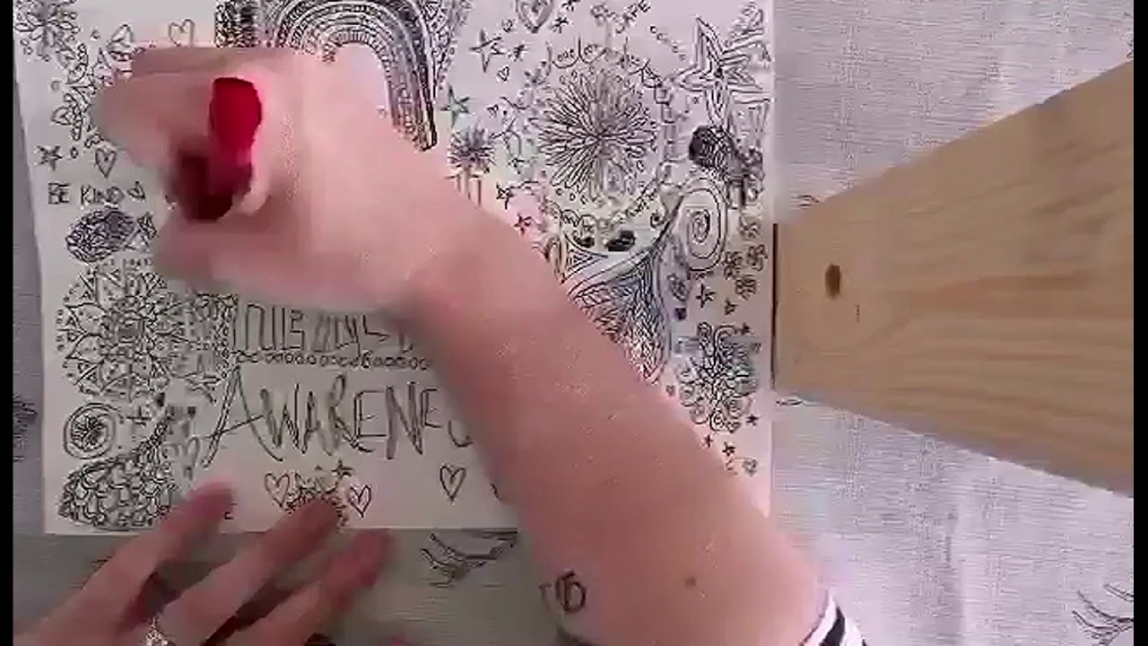 Mindful Drawing - Aberdeenshire Wellbeing Festival 2020 - YouTube
