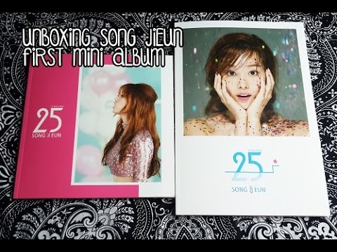 [UNBOXING] Song Ji Eun 1st Mini Album '25' Both Versions! - YouTube