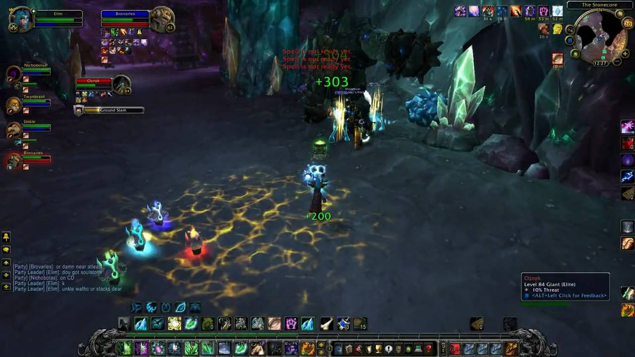 Ozruk Third Boss Inside The Stonecore Cataclysm Dungeon - YouTube