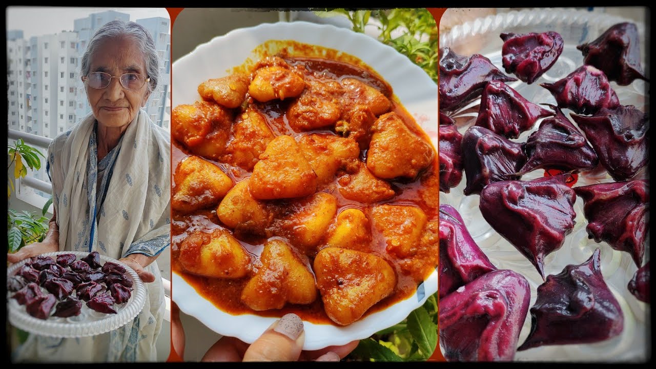 পুরোনো দিনের হারিয়ে যাওয়া ঠাকুমার হাতের রান্না, পানিফলের ডালনা ...