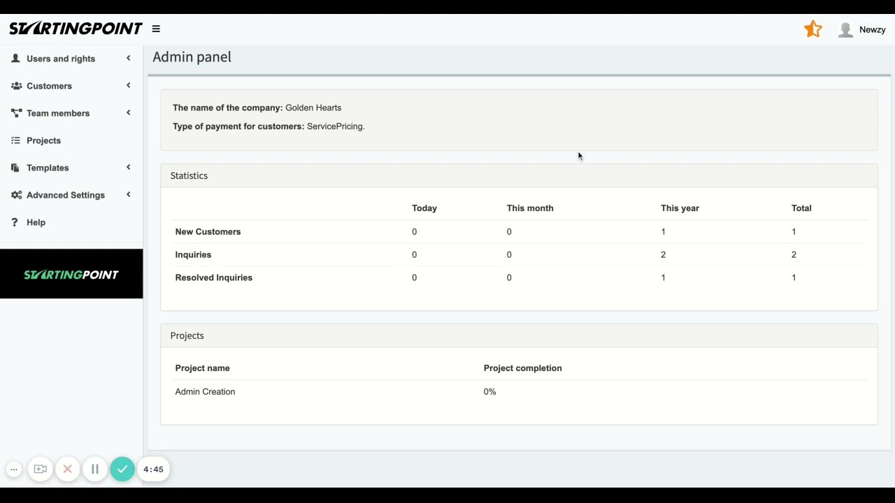 How To Create New Project Templates | StartingPoint - YouTube