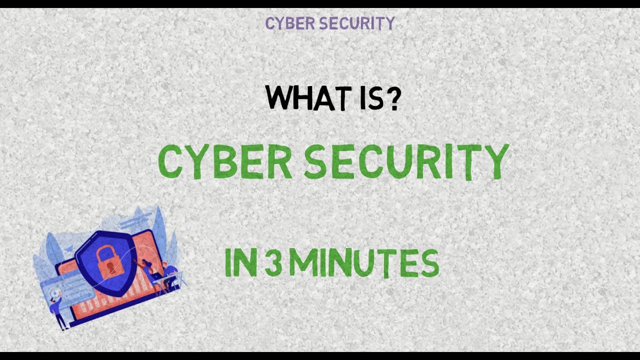 What is Cyber Security? | IN 3 MINUTES | Definition | Examples | Story ...