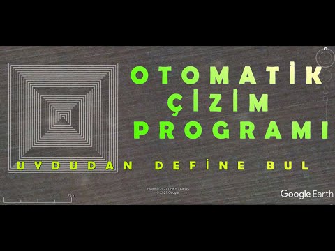 OTOMATİK TIKLAMA ÇİZİM PROGRAMI - AUTO CLİCK PROGRAMI -UYDUDAN DEFİNE  YOL ÇİZİMİ