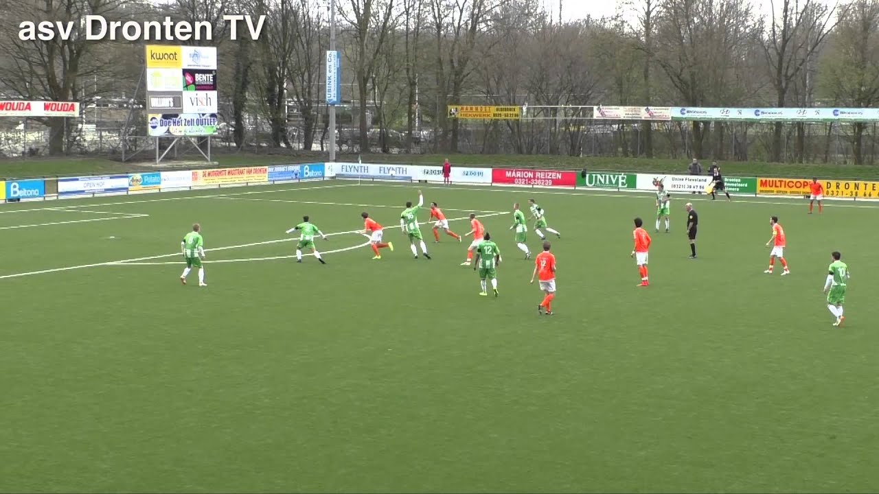asv Dronten - SDV Barneveld (11 april 2015) - YouTube
