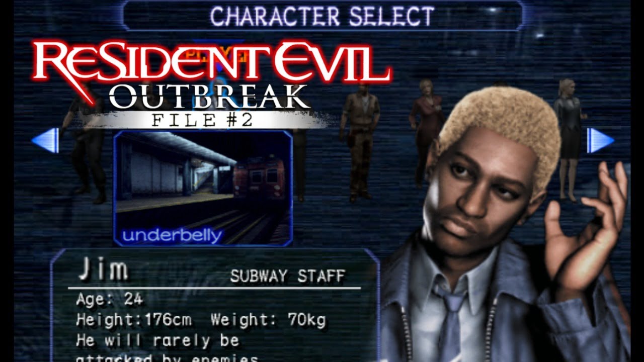 Resident Evil Outbreak: File #2 - Jim : Underbelly - YouTube
