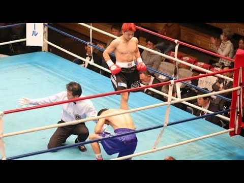 井岡も認める”注目の新星”吉良大弥が2連続”1R”KO勝ち！相手は悶絶して立てず - YouTube