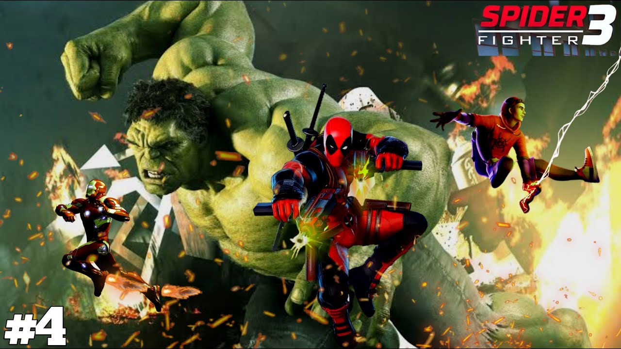 Now my marvel squad ready to fight 🗡🦸‍♂️ Spider Fight 3 gameplay ...