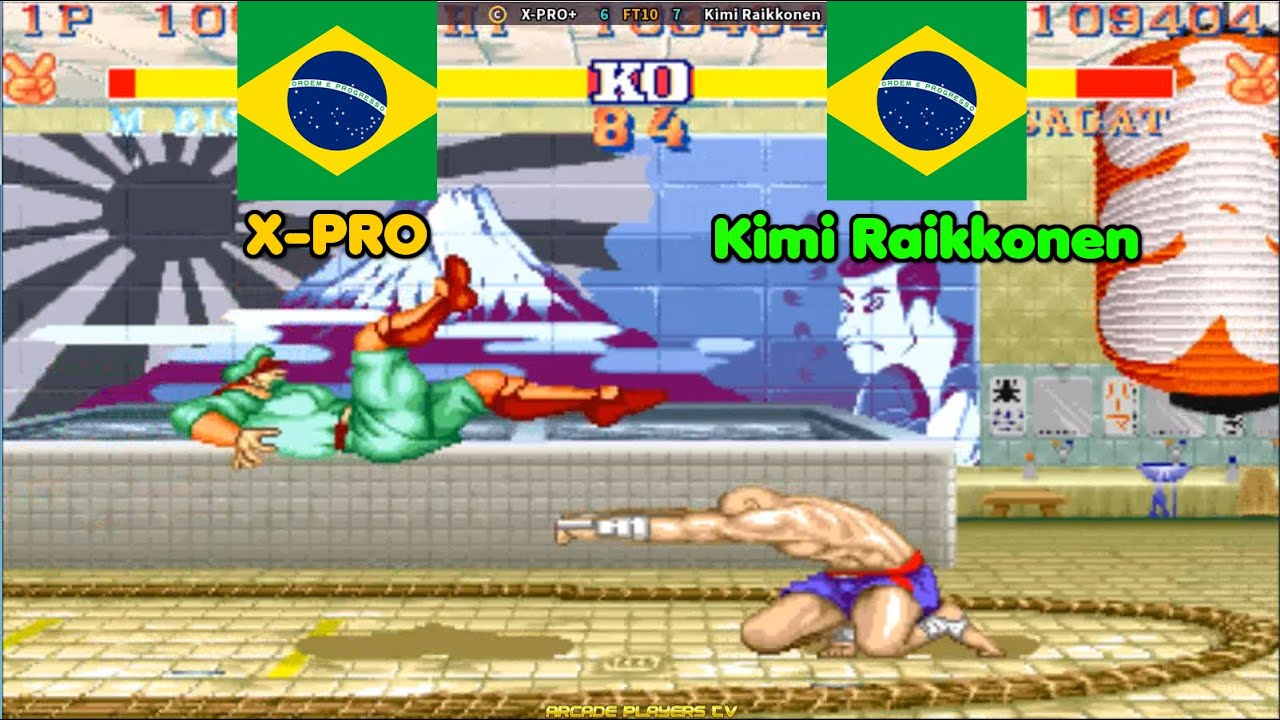 Street Fighter II' - Champion Edition X-PRO (Brazil) vs Kimi Raikkonen ...