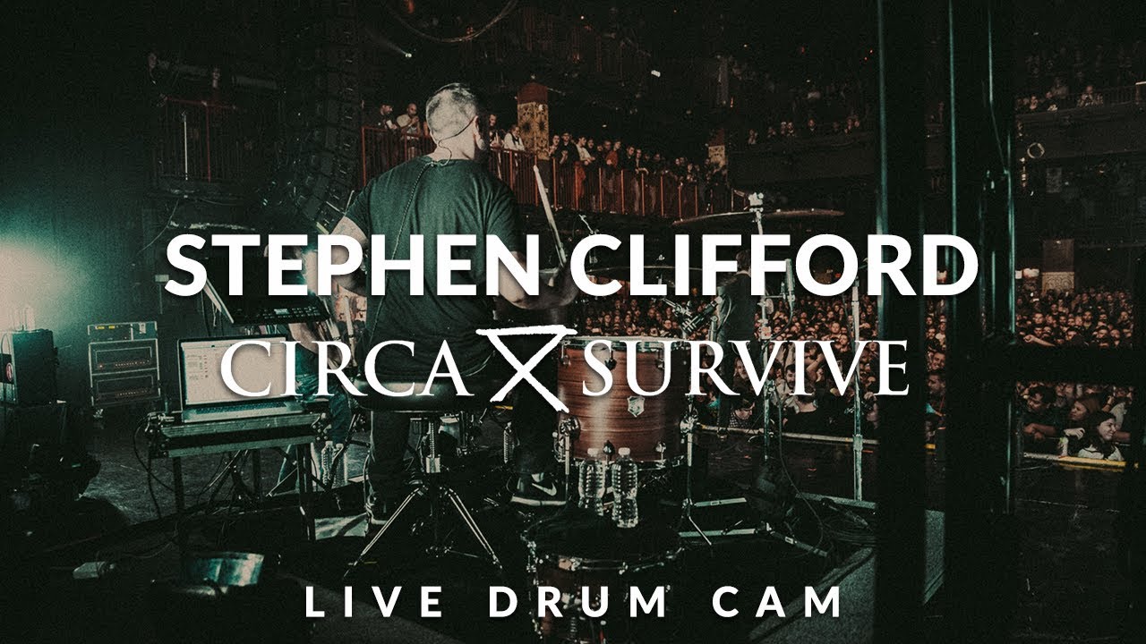 Stephen Clifford of Circa Survive (Lustration - Drum Cam) - YouTube