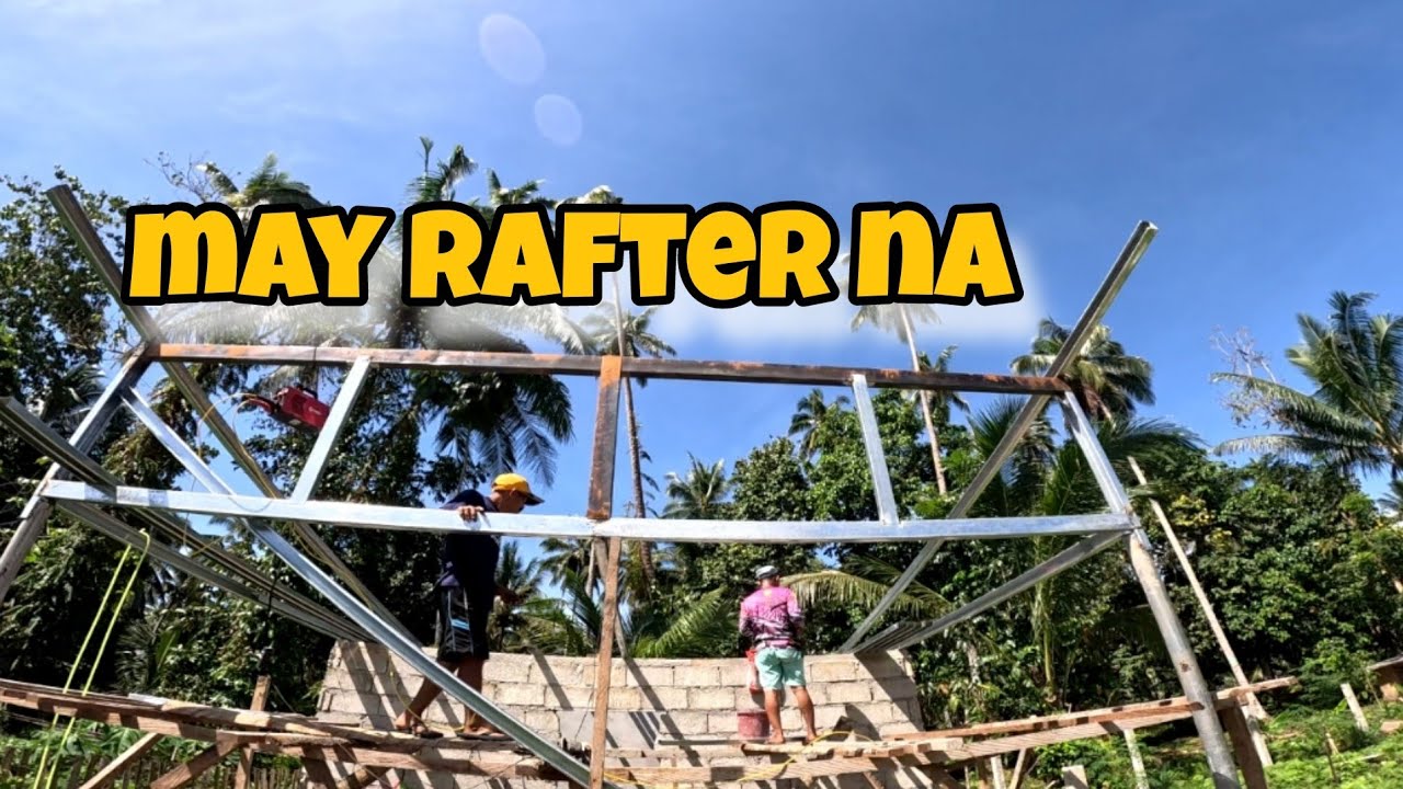 PART -25 PAGLAGAY NG SALAGUNTING NA TRUSSES / KUBO UPDATE SERYE SA ...