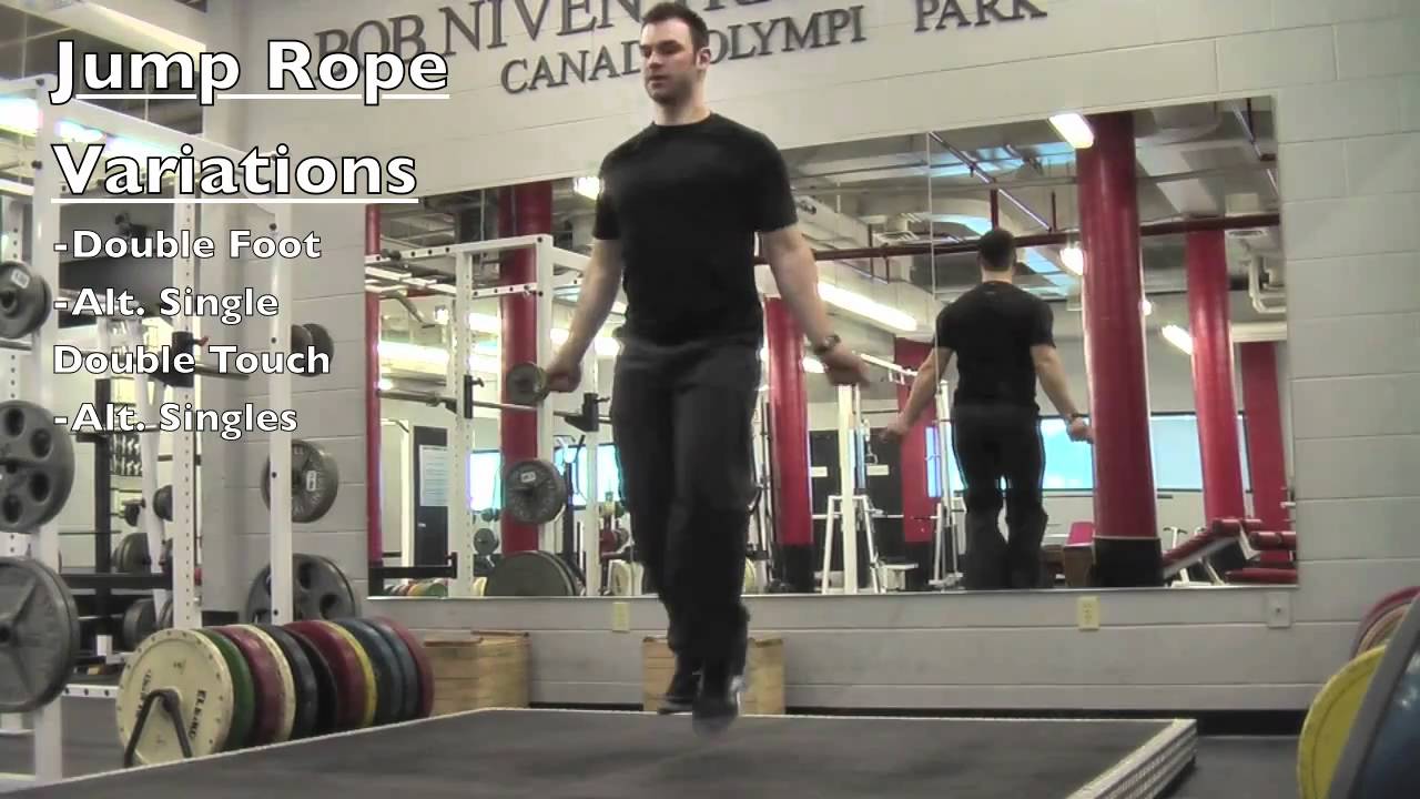 Jump Rope Variations for Warm Up - YouTube