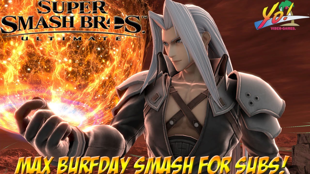 Super Smash Bros. Ultimate! Max's Burfday Smashing for Subs ...