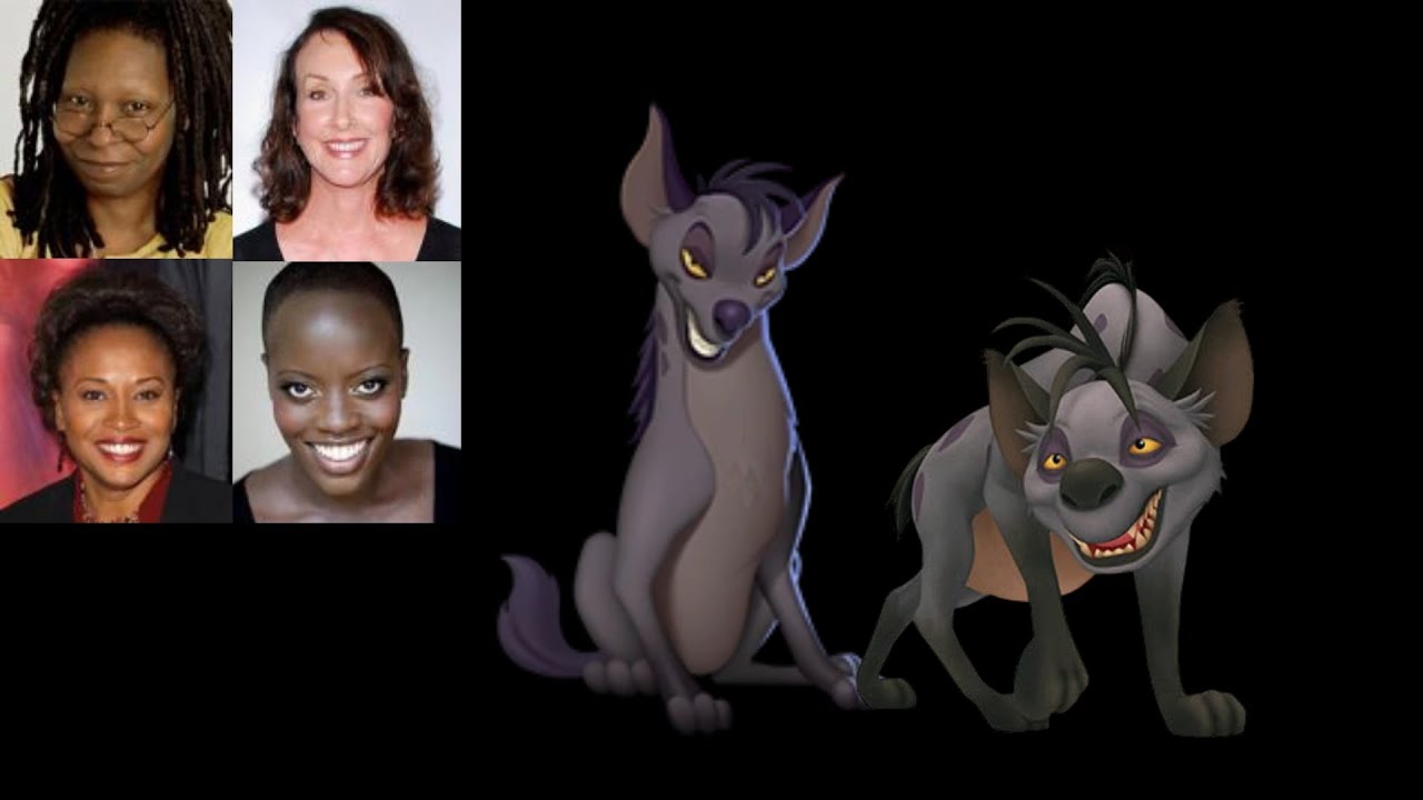 Animated Voice Comparison- Shenzi (Lion King) - YouTube