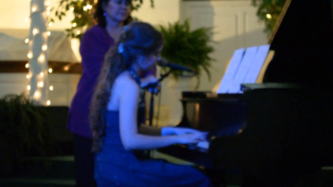 Emily Bledsoe singing & playing piano spring recital 2014 - YouTube