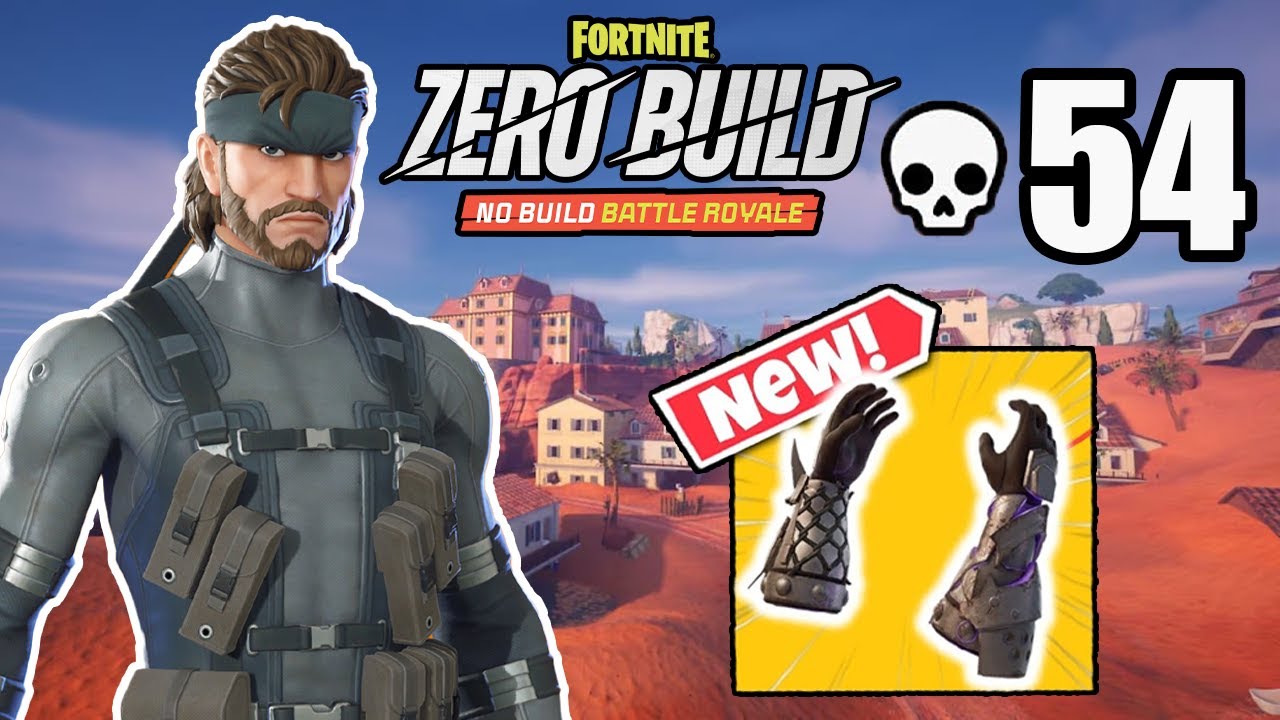 54 Elimination Solo Vs Squads "Zero Build" Gameplay (Fortnite chapter 5 ...