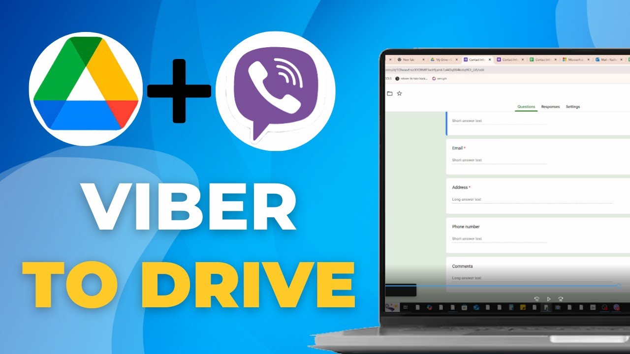 How To Connect Google Drive With Viber | Easy Quick Guide - YouTube
