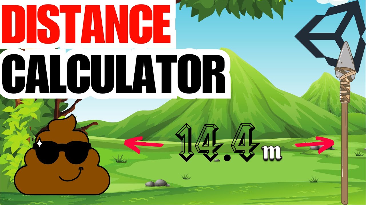 Distance Calculator Between Objects In Unity Unity Tutorial Youtube 0990