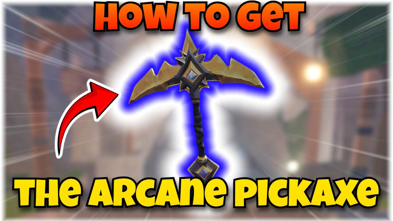 HOW TO GET THE ARCANE PICKAXE (EASY GUIDE) (The Forge) - YouTube