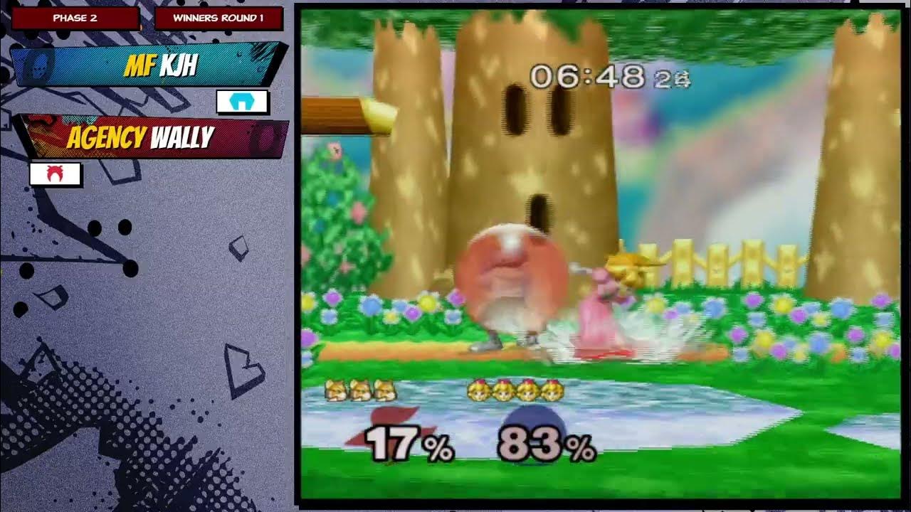 Collision 2024 - MF KJH (Fox) vs Agency Wally (Peach) - Winners Round 1 - Melee Singles - YouTube
