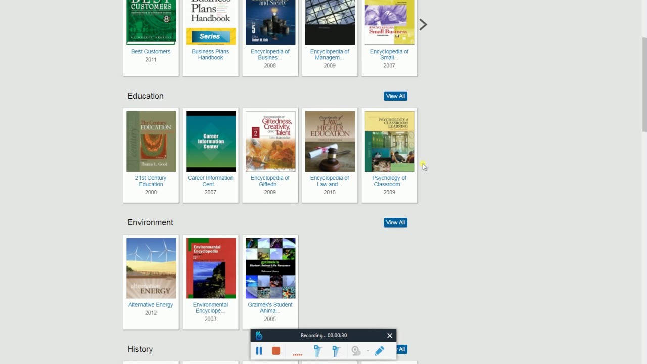 How to use Gale virtual reference library - YouTube